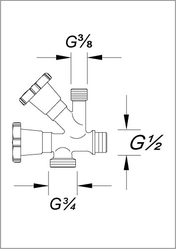 Filter Chrome Interval Tap (Double Output) - BMS Armatur